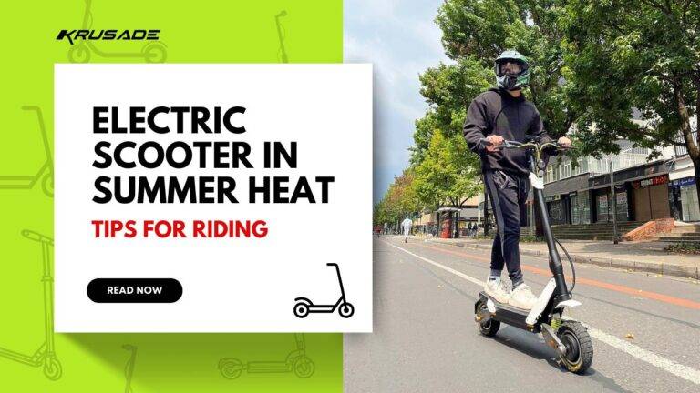 Tips for Riding Your Electric Scooter in Summer Heat - Krusade Scooters